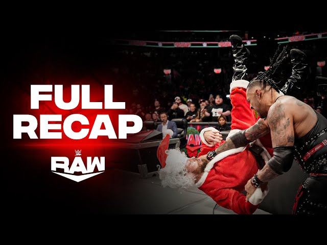 Where is WWE RAW tonight? (December 30, 2024): Location, time, match ...