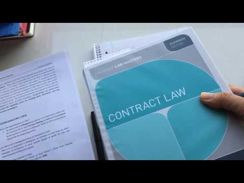 How to Study Contract Law (video)