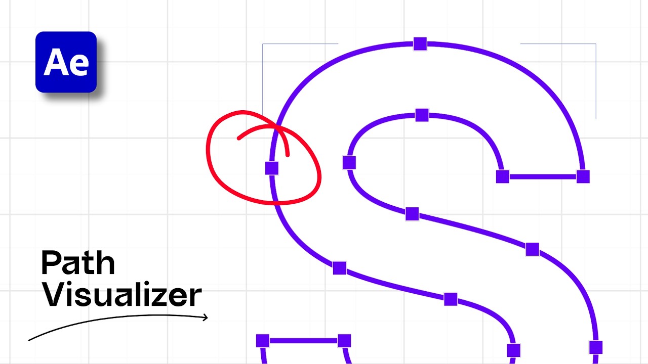 How to Show Vertex Points in After Effects | Free Script — Path Visualizer