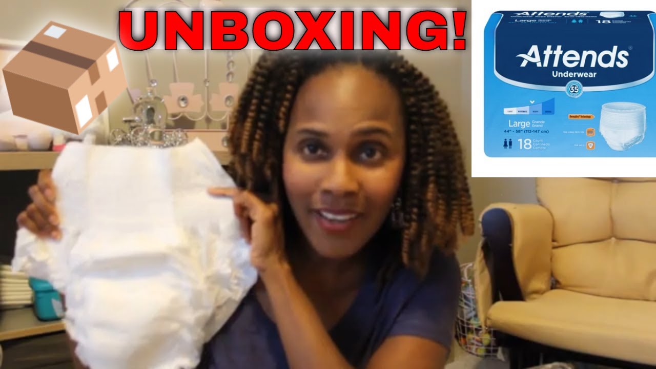 UNBOXING Attends Youth Small DISPOSABLE UNDERWEAR| Heavy LEAKAGE Adult Diapers!