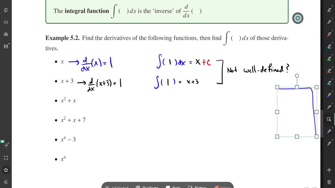 Elementary Calculus Example 5 2