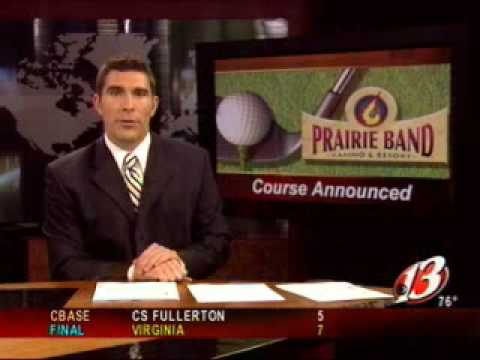 Notah Begay III announces Golf Course at Prairie Band Casino