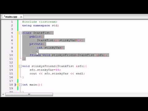 Learn Buckys C Programming Tutorials 48 friend - Mind Luster