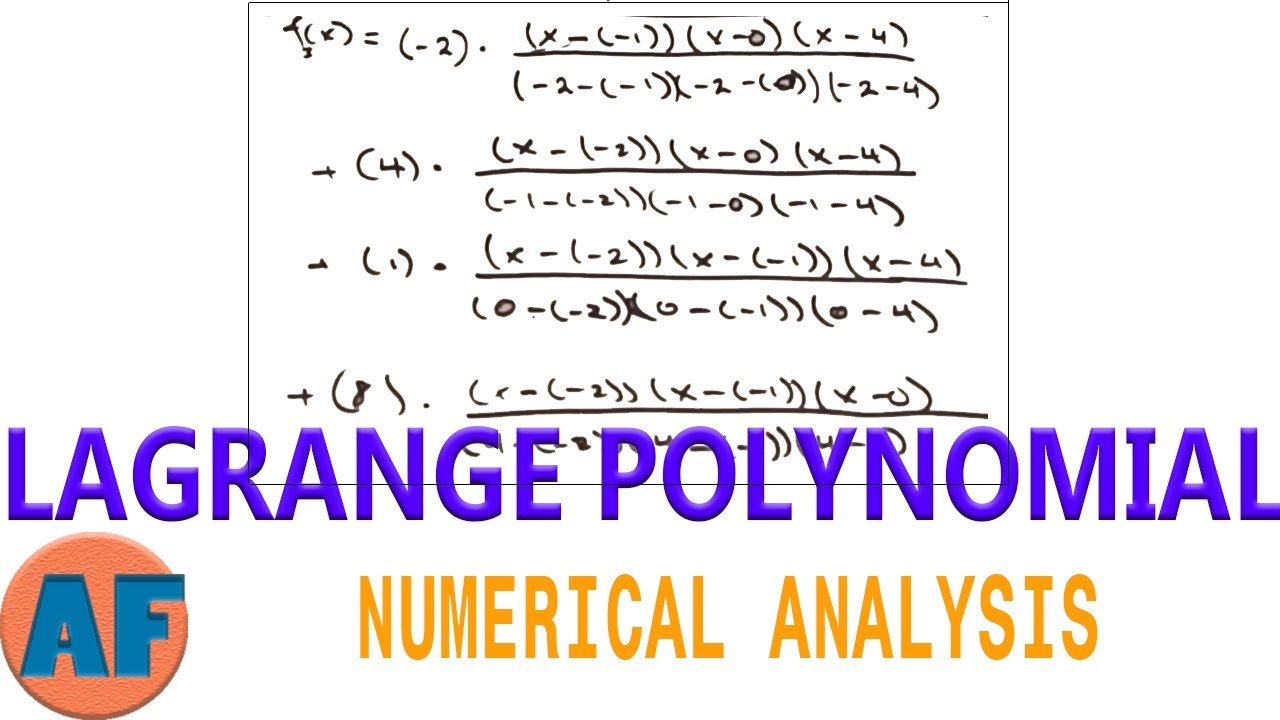 Lagrange Interpolating Polynomial - Easy Method