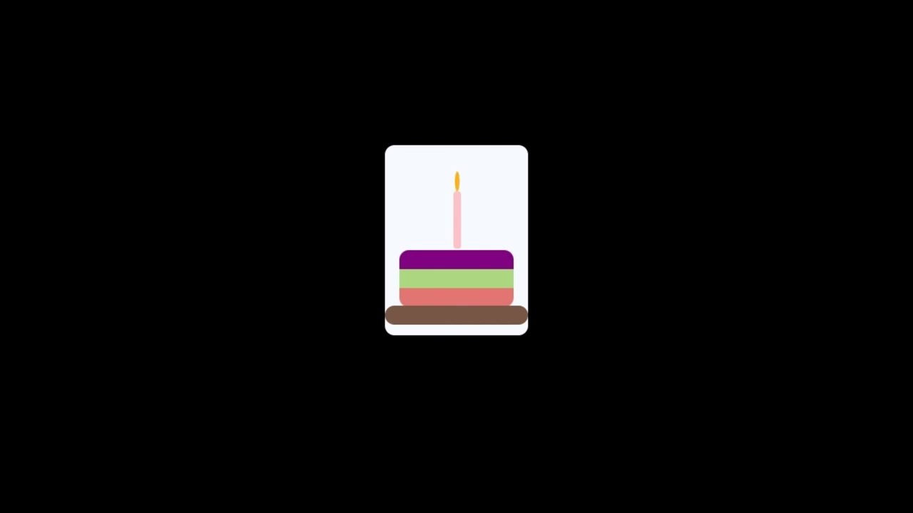 Birthday cake loader css | CSS Animation | Css Loader
