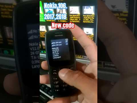 Nokia 106 Ta-1114 (2017,2018)imei change new code