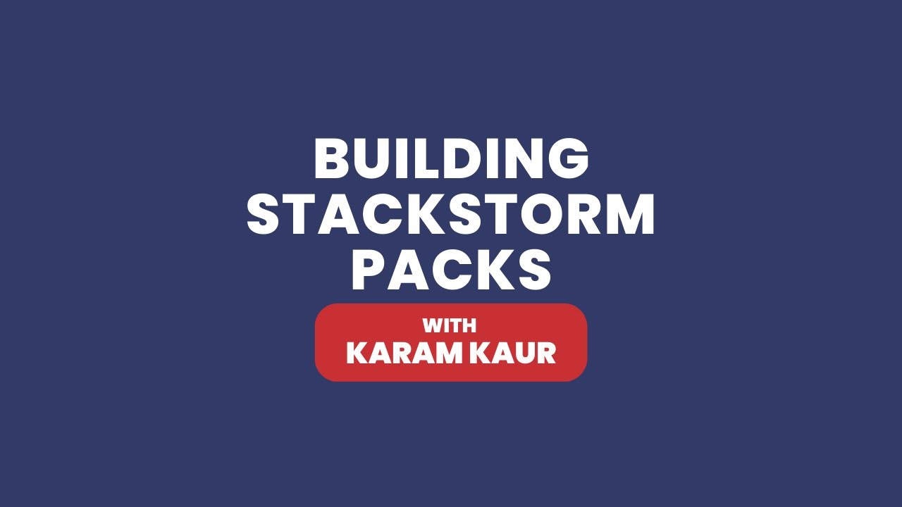 Building StackStorm Packs