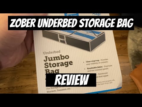 Is The Best Underbed Storage Organizer? (ZOBER Underbed Storage Bag Review)