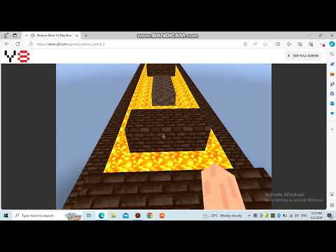 Playing Parkour Block 5 on Y8 Games(3/9/2024)