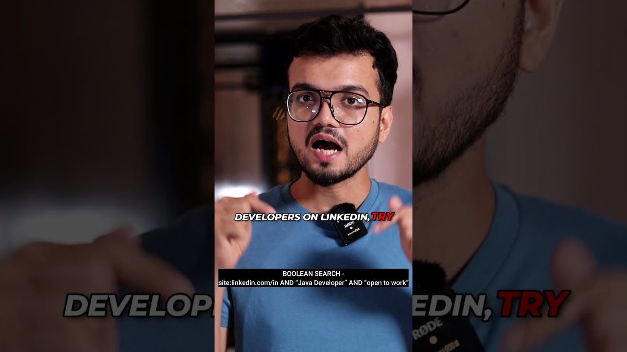 You’re Using LinkedIn Wrong! Try This Boolean Hack Instead 🔍 #RecruiterTips #Shorts