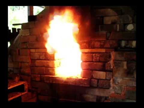 John DIx: sasayama kiln firing, fall 2008