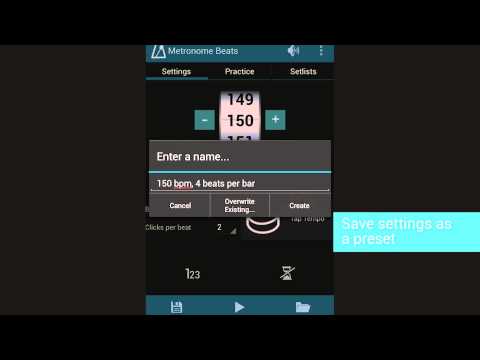 Metronome Beats Pro v2 - Android App by Stonekick