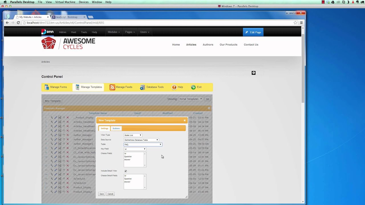 XMod Pro for DNN: Building a Collapsible FAQ