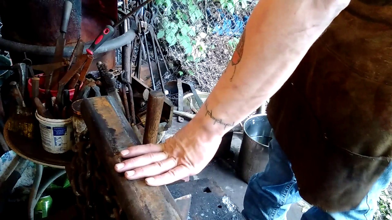 Forging a two sided taper