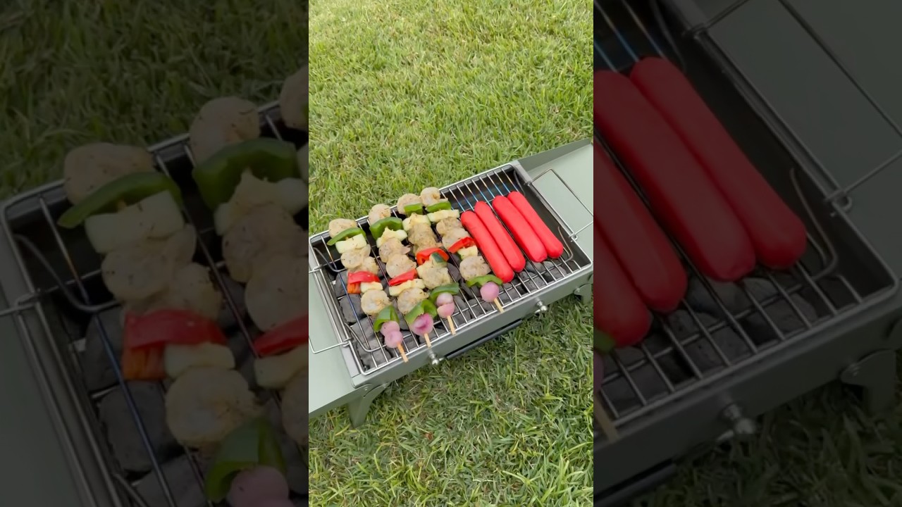Amazon Portable Compact Grill #youtubeshorts #amazonhome #outdoorcooking #camping