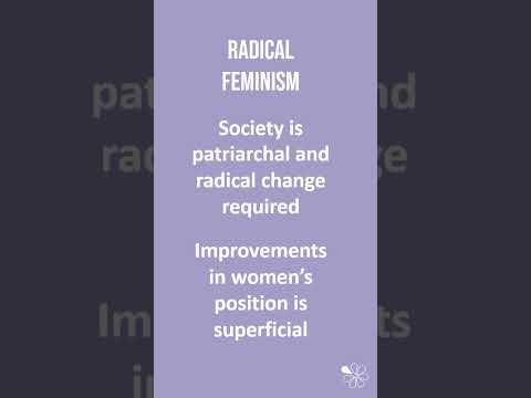 Radical Feminism | 60 Second Sociology (Sociological Theory and Debates)