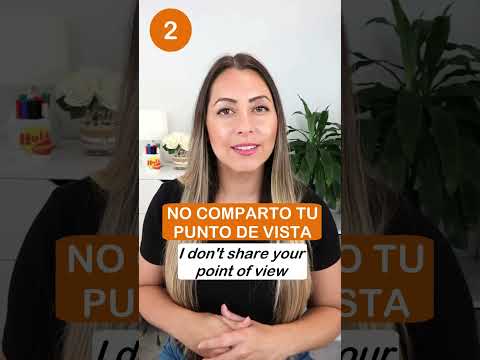 5 Formas de decir "I disagree" en español #shorts