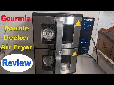Gourmia Double Decker Dual Basket Air Fryer, 11-qt Review