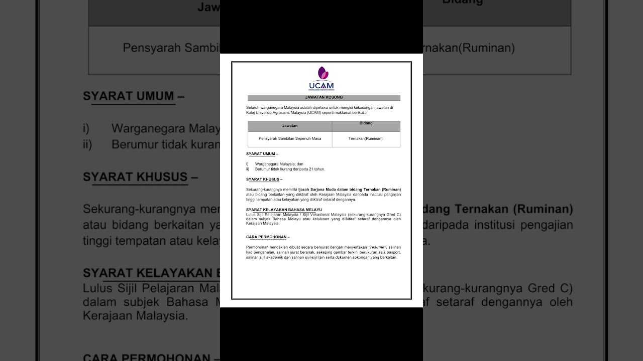 📢𝐈𝐊𝐋𝐀𝐍 𝐉𝐀𝐖𝐀𝐓𝐀𝐍 𝐊𝐎𝐒𝐎𝐍𝐆 – 𝐏𝐄𝐍𝐒𝐘𝐀𝐑𝐀𝐇 𝐒𝐀𝐌𝐁𝐈𝐋𝐀𝐍 (𝐓𝐄𝐑𝐍𝐀𝐊𝐀𝐍 𝐑𝐔𝐌𝐈𝐍𝐀𝐍)