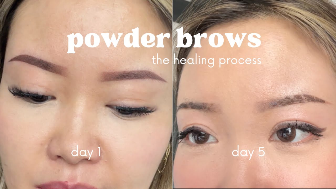 Ombre Powder Brows Healing Process (Day by Day) | 5 Weeks / 35 Days