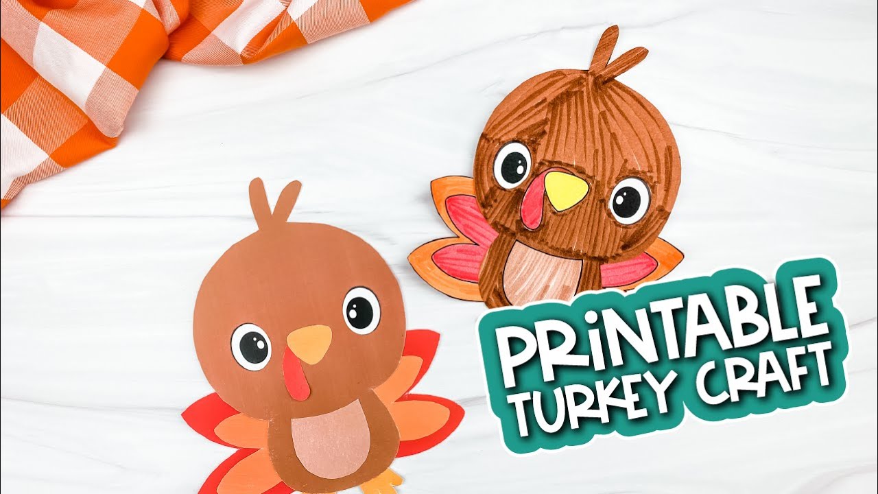 Printable Turkey Craft For Kids