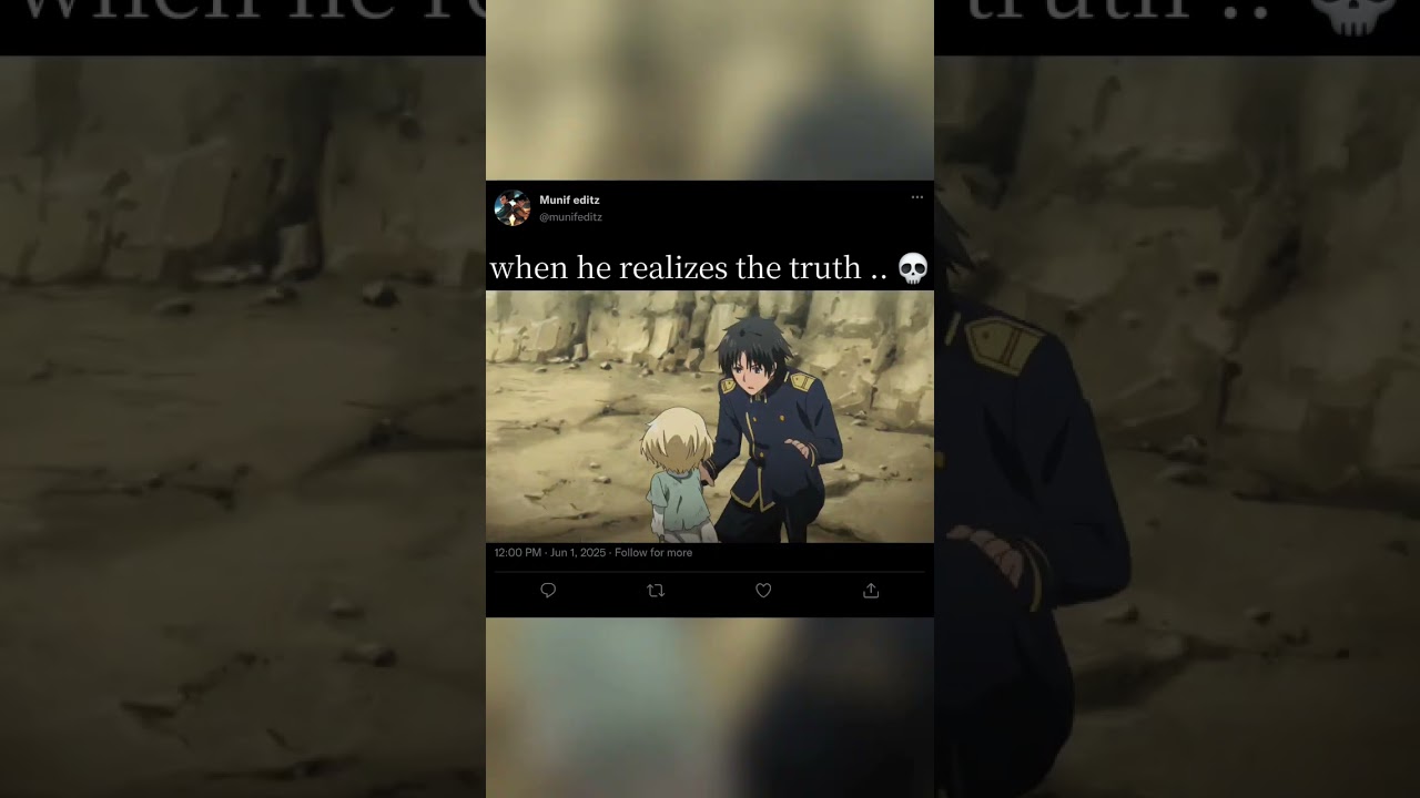 One of the darkest moments in anime.. 💀 #anime #shorts #viral #sad #weeb #animeedit