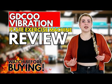 GDCOO Vibration Plate Exercise Machine Review: Best Vibration Plate for Lymphatic Drainage