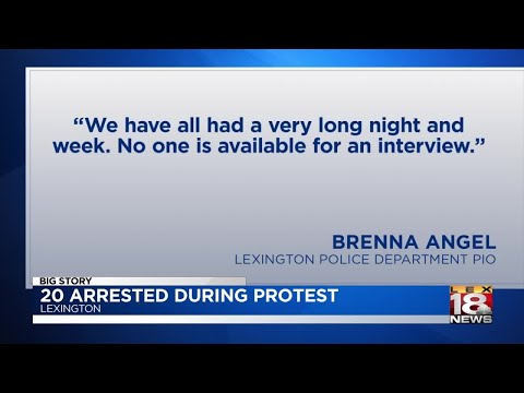 18 of 20 arrested protesters released from police custody