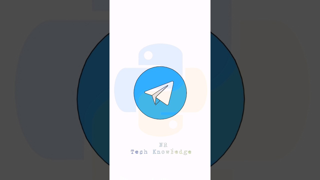 Telegram Logo in python || NR tech knowledge 🔥 #python #programming #viral