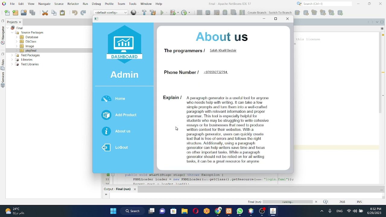 JavaFx Project With Source Code 🍵| Java project
