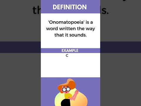 onomatopoeia with example #viral #viralshort #english
