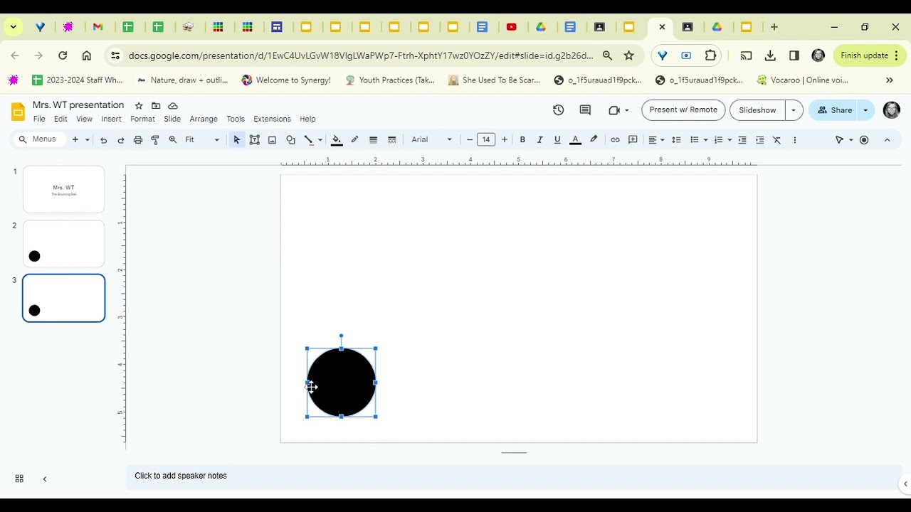 Projects: Google Slides for Stop Motion Animation
