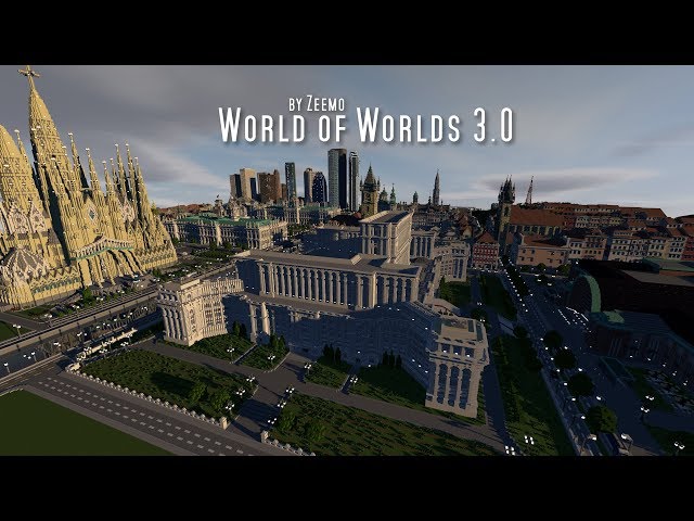 Romanian Palace of the Parliament of Bucharest Minecraft Map