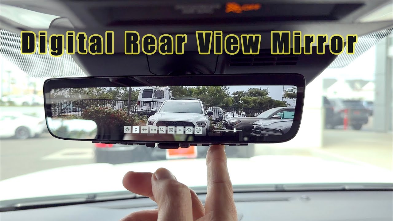 How a digital rear view mirror works