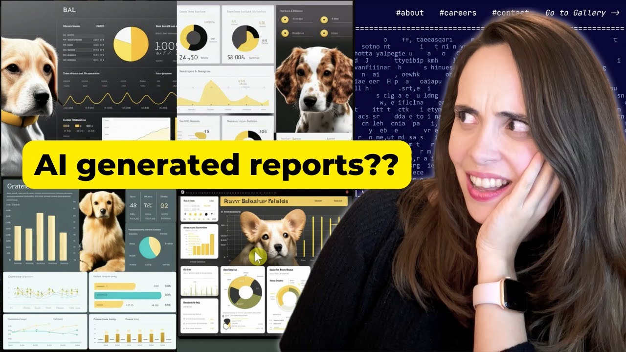 How to generate report designs using AI for PowerBI