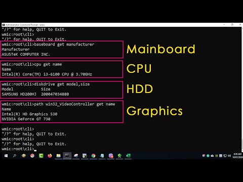 CMD: Get All Information About Your PC | NETVN
