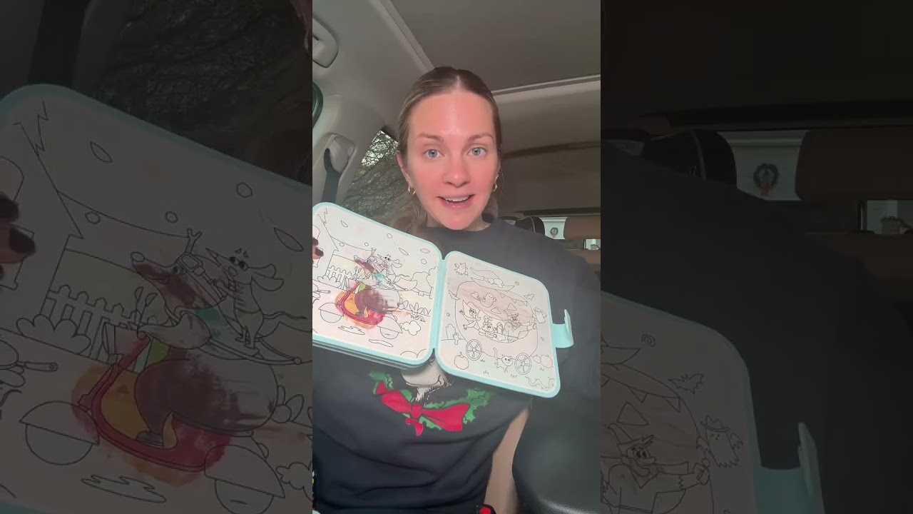 The Happygo Water Coloring and Doodle Books are perfect for toddlers #ads