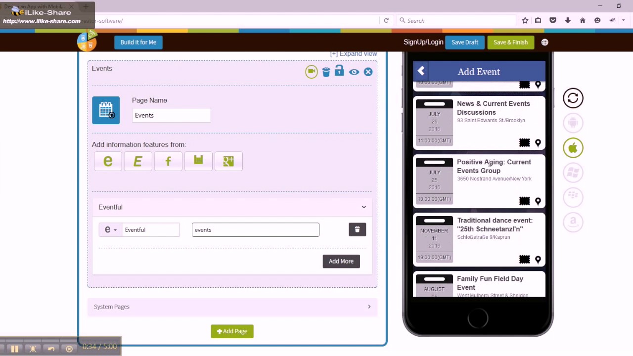 How to integrate Events feature to your App in new Appy Pie ... How to integrate Events feature to your App in new Appy Pie ...
