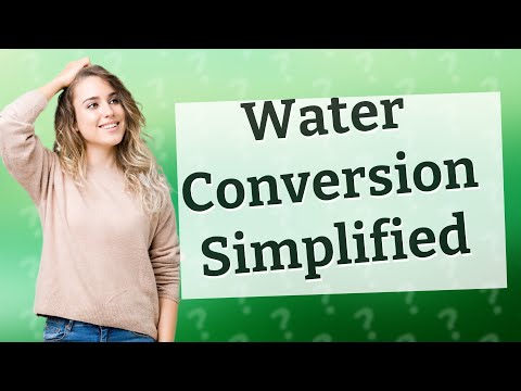 How do you convert 1 liter of water to kg?