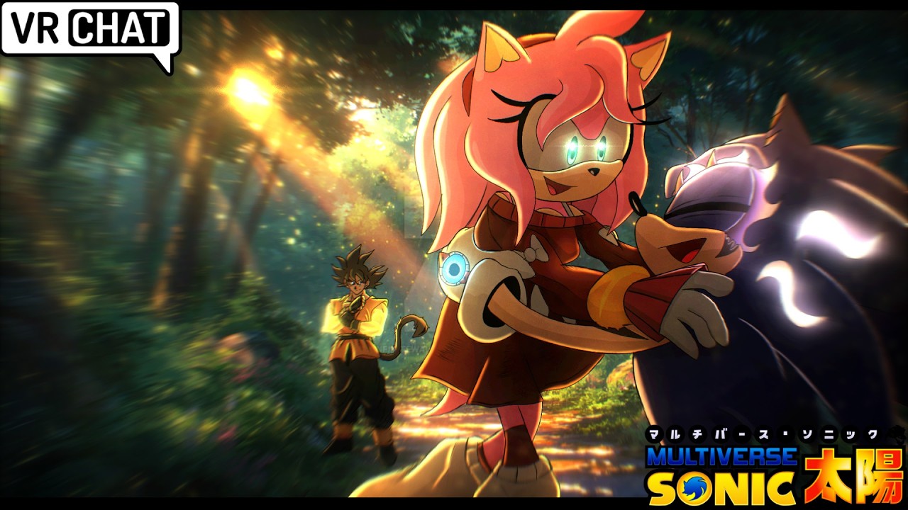 Multiverse Sonic and Goku Reunite With Agape Amy [VRChat]