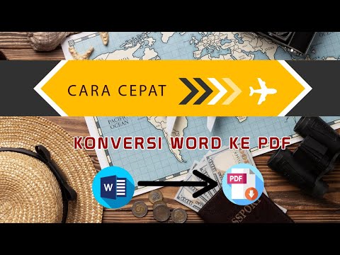 Cara Cepat Konversi File Word Ke Pdf