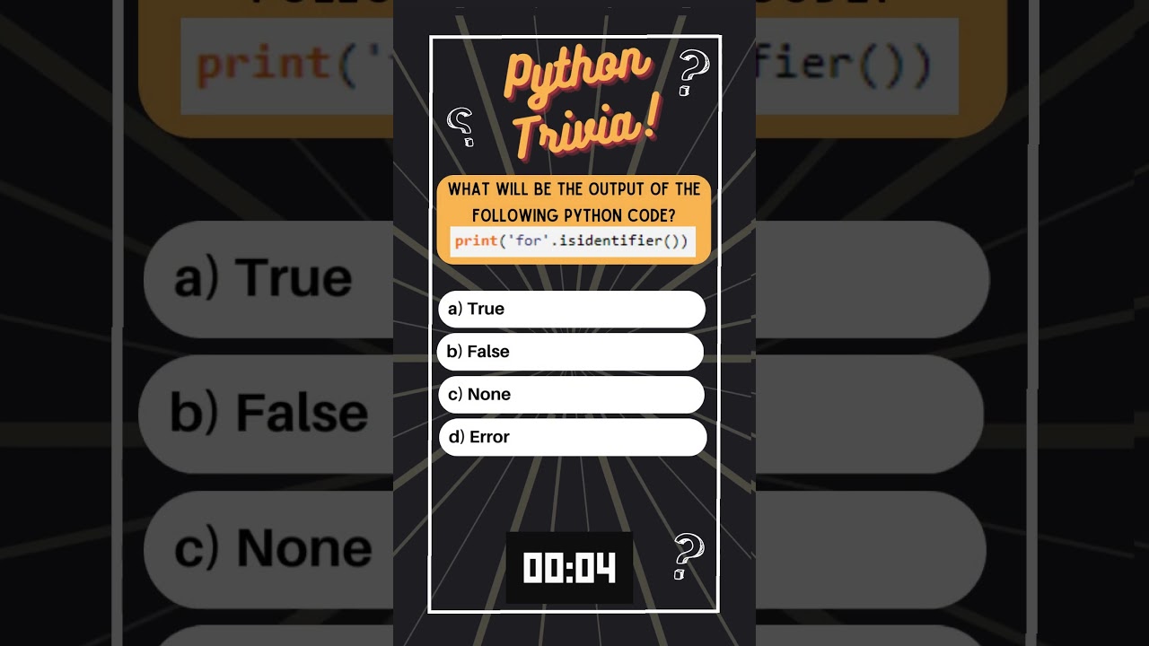 Python Trivia   String 91 #coding #python #techcommunity #shorts #trending #viral #datascience