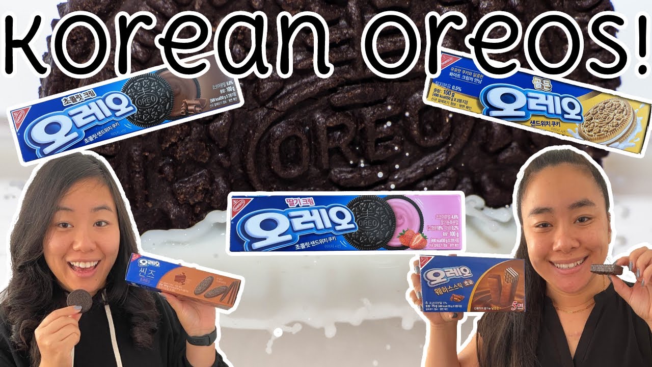 Americans Try Korean Oreos - Haul and Taste Test!