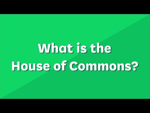 What is the House of Commons: A guide for primary school students