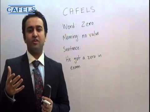 CAFELS (Basic English): Zero Meaning and Sentence in Urdu/Hindi-Canada Qualified