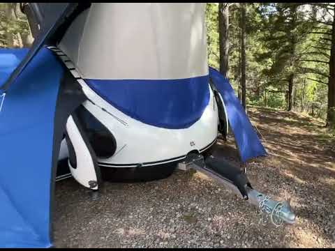 T300 Teardrop Trailer. Fiberglass ultra lightweight trailer.