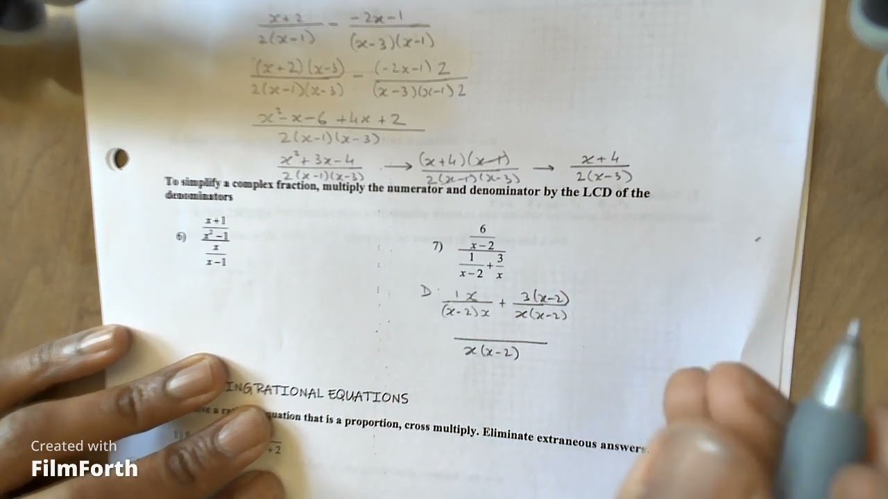 7 4 Adding and Subtracting Rational Expressions 2