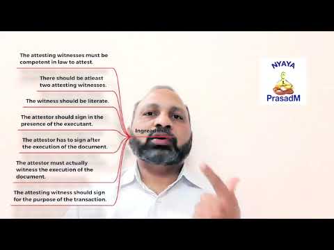 Attestation | Witnessing | Deed Execution Witness