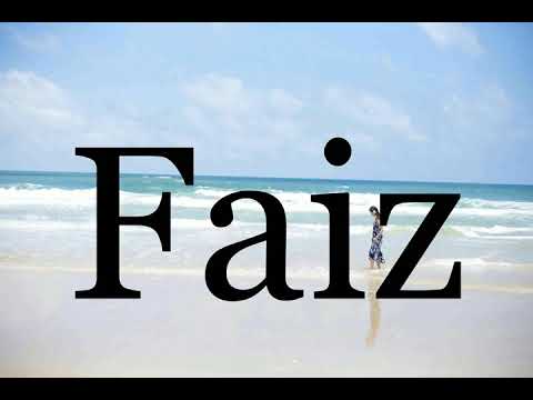 How To Pronounce Faiz๐๐๐๐๐๐Pronunciation Of Faiz