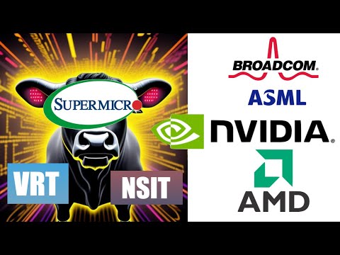 AI CHIPS CARRY STOCKS! NVIDIA, SMCI, BROADCOM, ASML, AMD, NSIT, AND VRT WITH CHARTS AND PREDICTIONS!